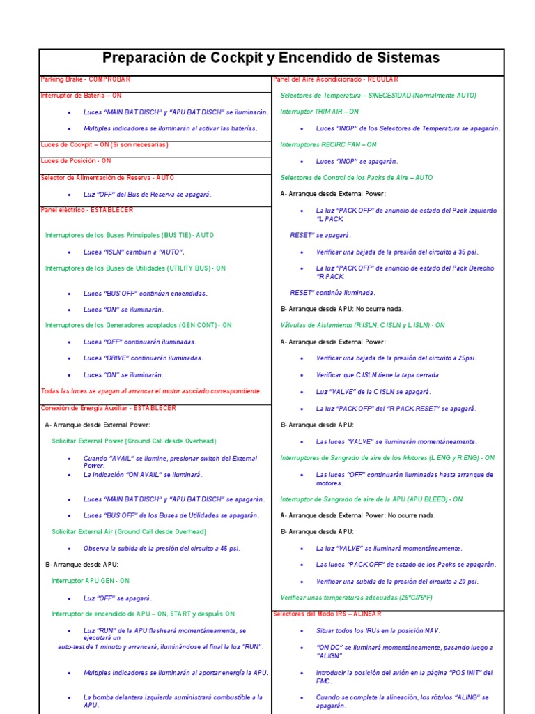 Checklist Boeing 767-300 LevelD (Largo) | PDF | Caldera | Aviación