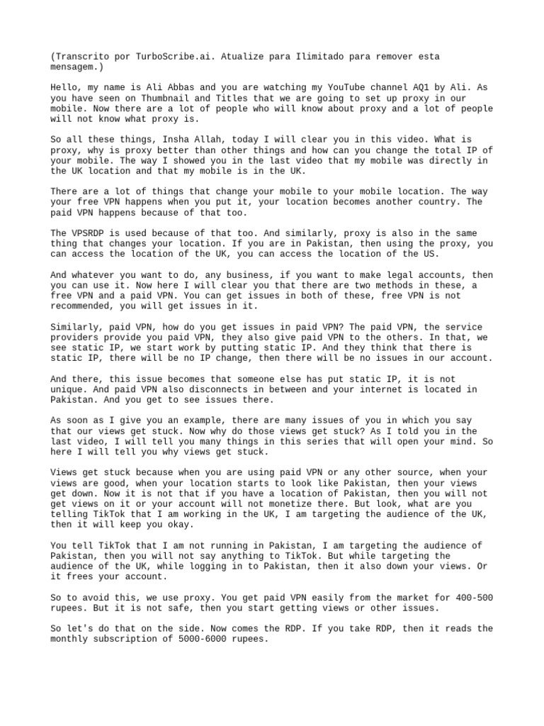 2 Setup Proxy in Mobile For Tiktok UK Tech One by Ali (M4A 128K) | PDF | Proxy Server | Computing