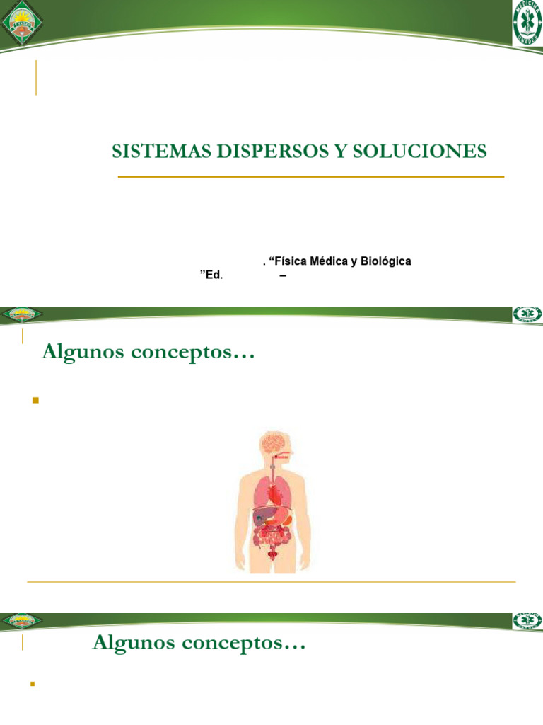 Sistemas Dispersos y Soluc | PDF