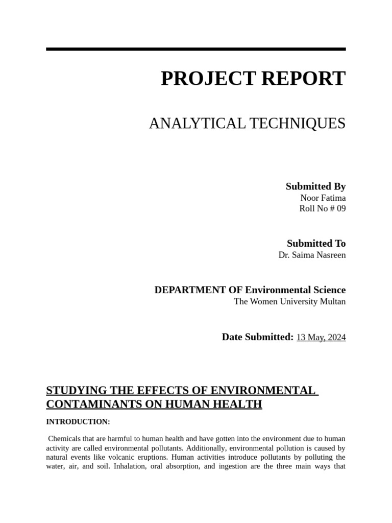 Report Presentation Lab | PDF