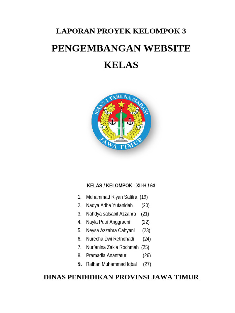 Laporan Proyek Kelompok 63 | PDF Laporan Proyek Kelompok 63 | PDF