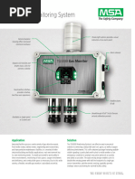 S5000 Gas Monitor Specifications | PDF | Relay | Sensor