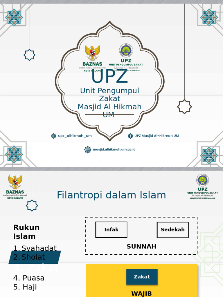 Profile Upz Masjid Al Hikmah Um 2022 | PDF