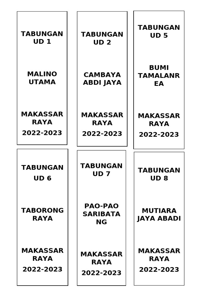 Name Tag Bantex | PDF
