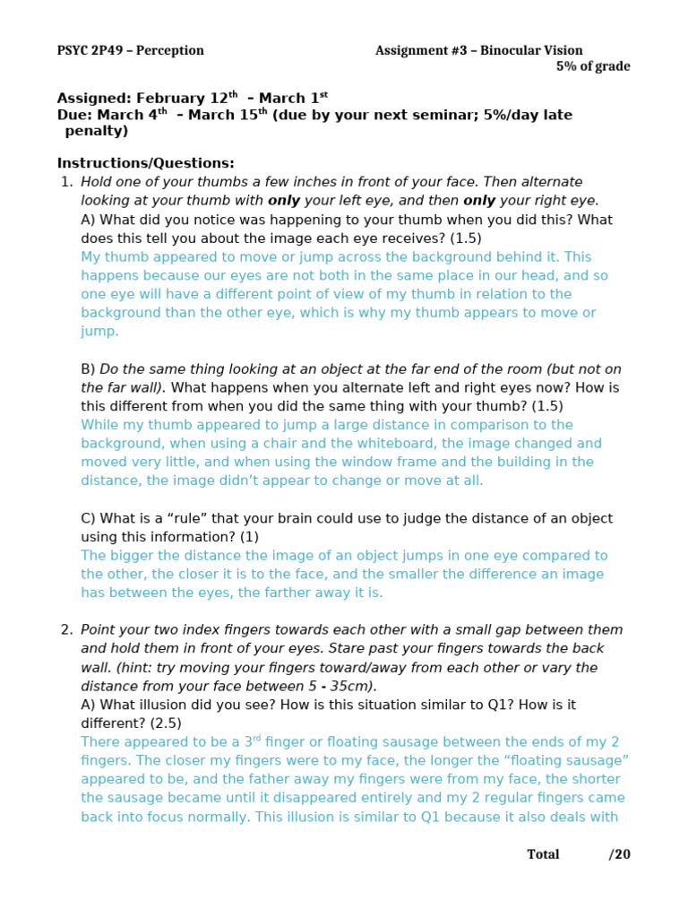 Binocular Vision Assignment 3 Katelyn Whitfield Pdf 3644