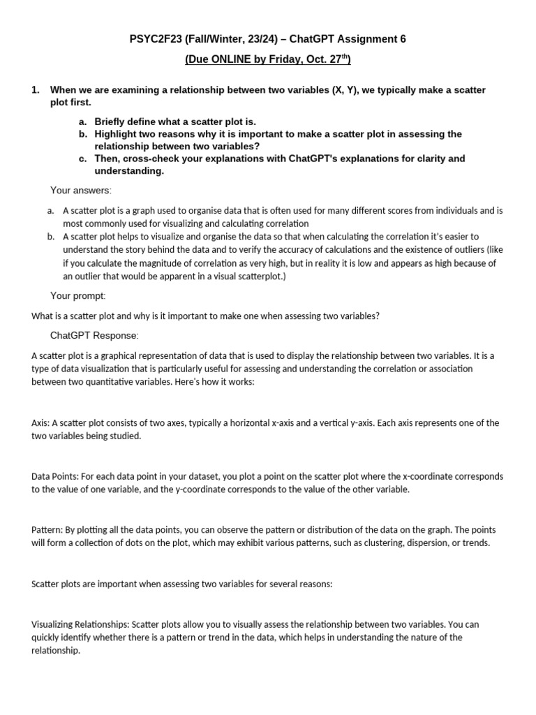 PSYC2F23 ChatGPT Assignment #6 | PDF