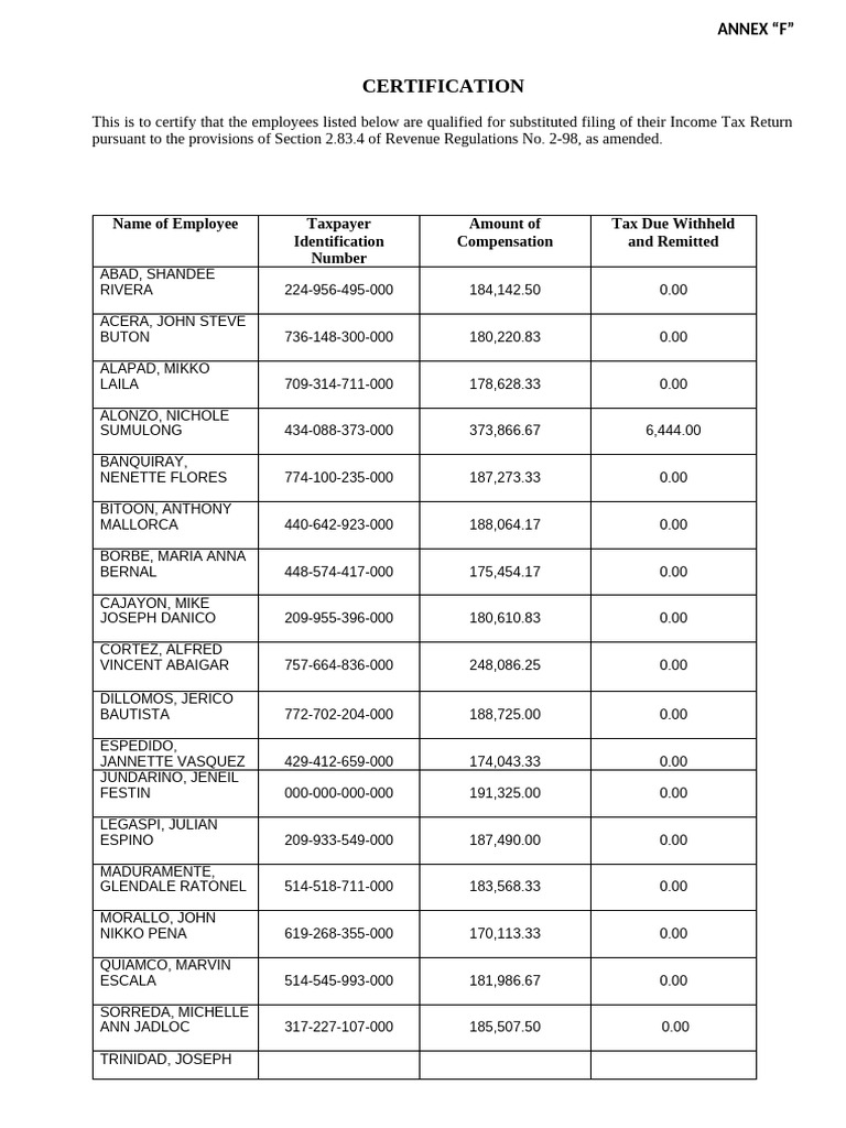 PROSPERIPIG Annex F | PDF