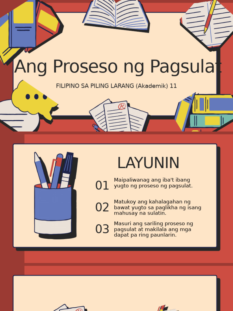 Ang Proseso NG Pagsulat | PDF