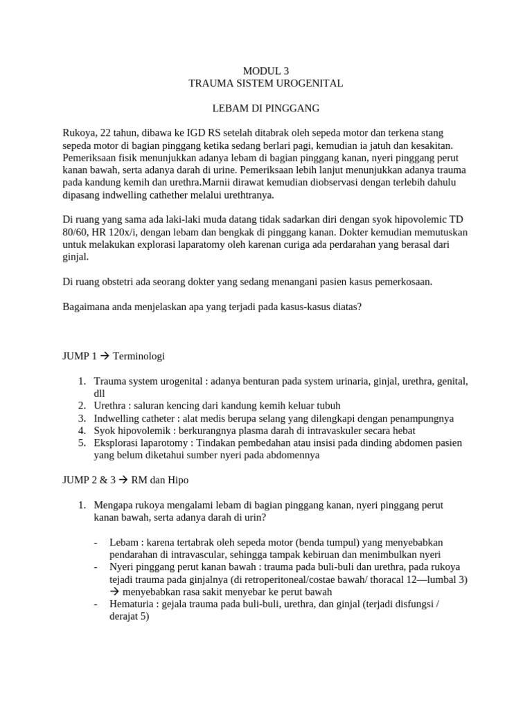 notulensi modul 3 blok 3.1 | PDF