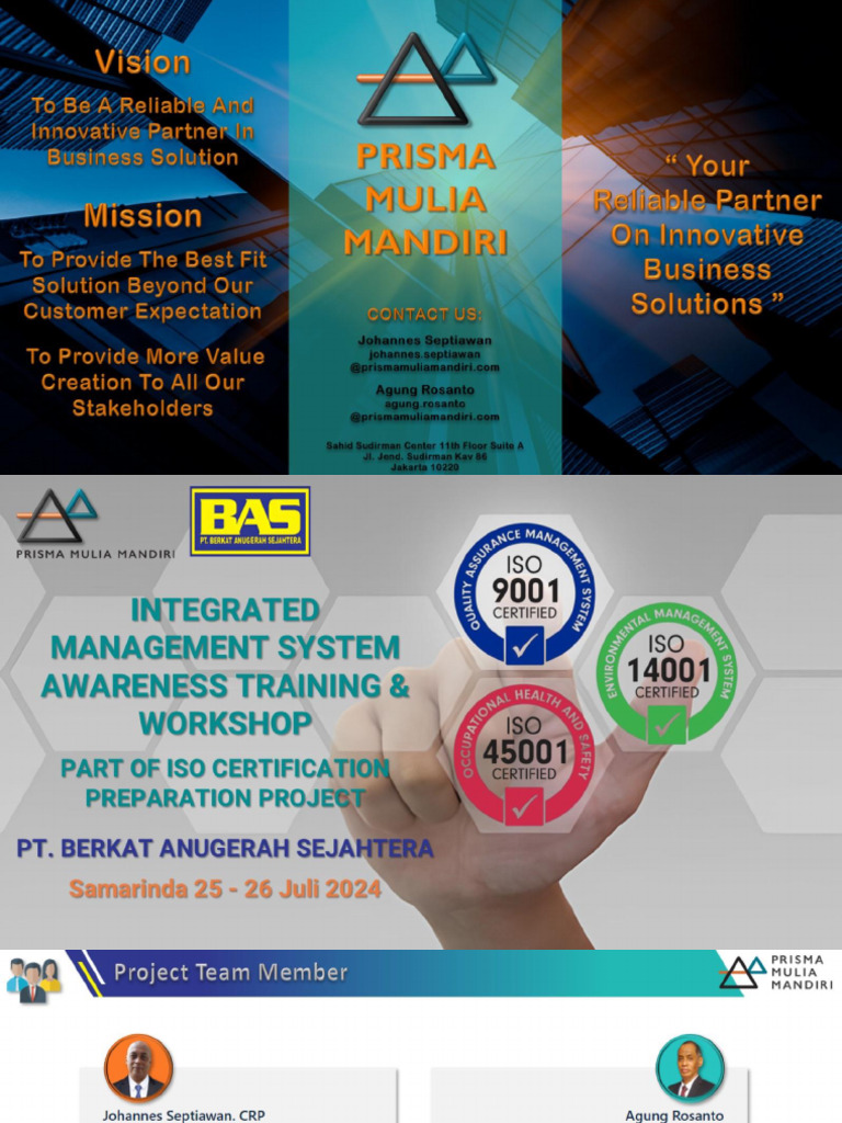 ISO IMS Awareness BAS 25 26 Jul 2024 Handout | PDF