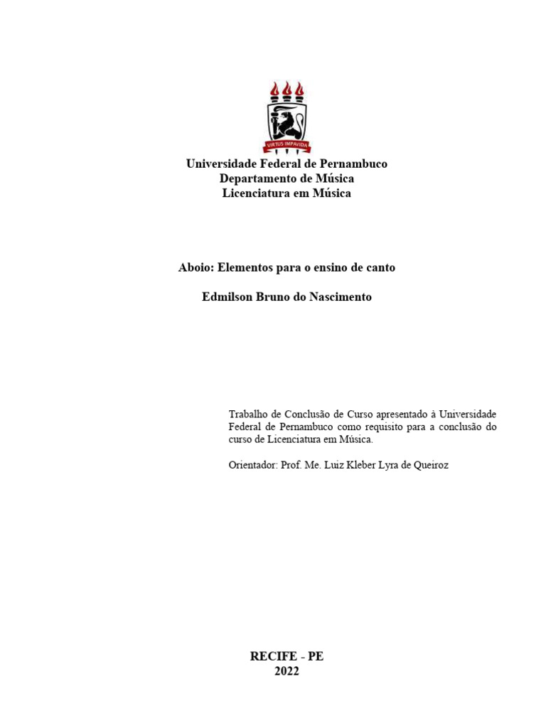 TCC Edmilson Bruno Do Nascimento | PDF