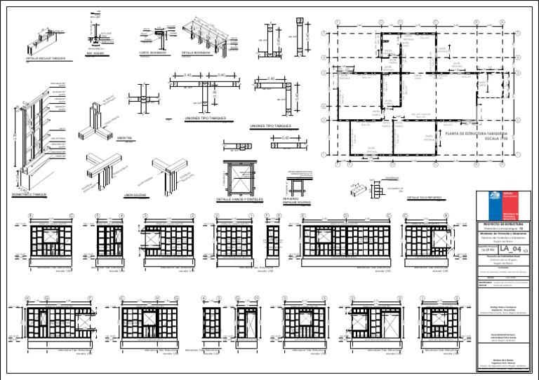 LA04 - 2de2 - Estructura 74.58m2 | PDF
