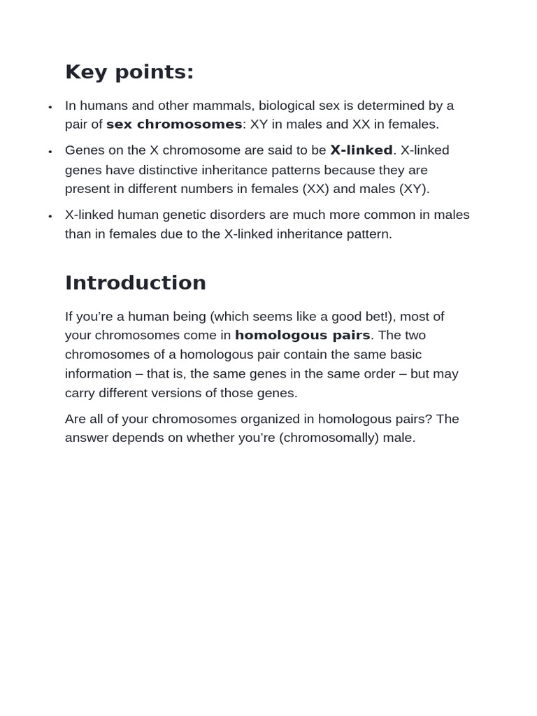 Inheritance Sex Linked Traits Pdf