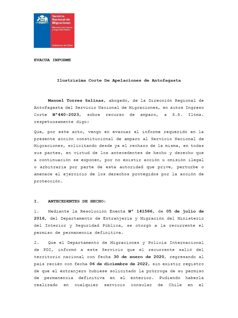 Respuesta SNM | PDF