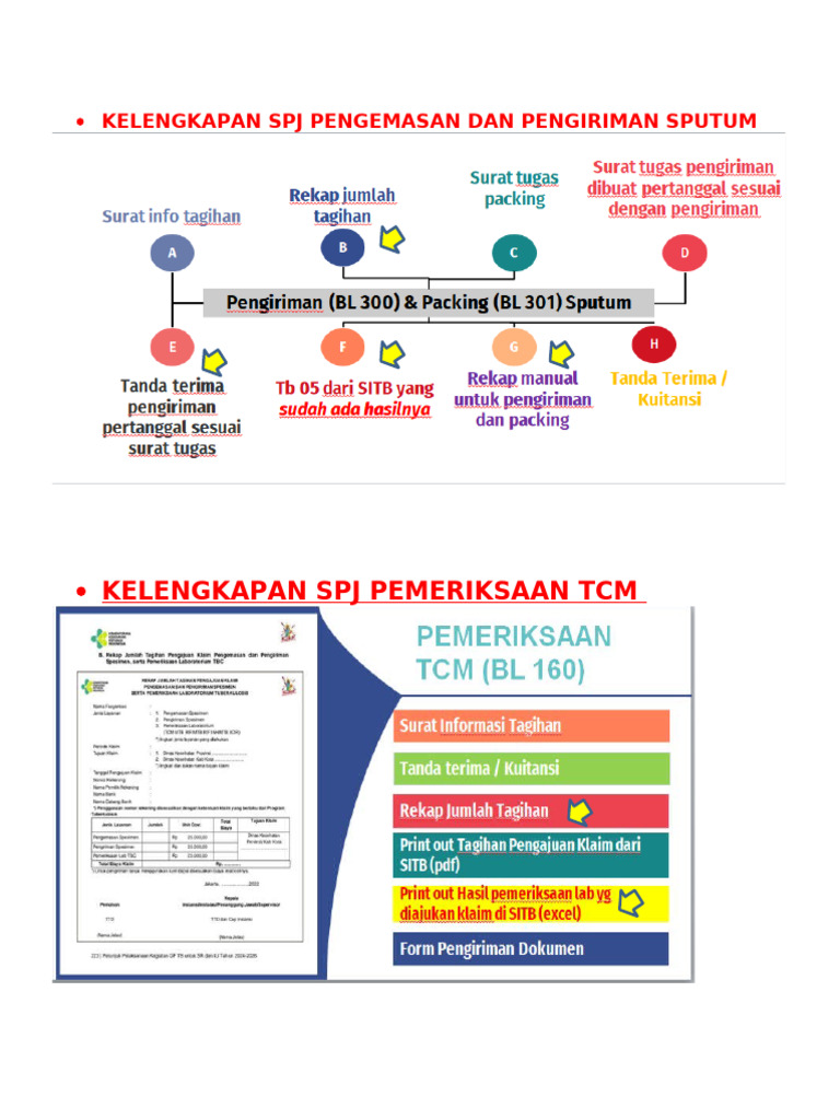 Terbaru SPJ Packing, Pengiriman, TCM Dan Lpa 2024 | PDF