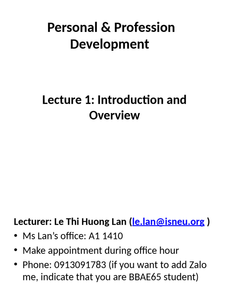 PPD Lec1 Introduction | PDF