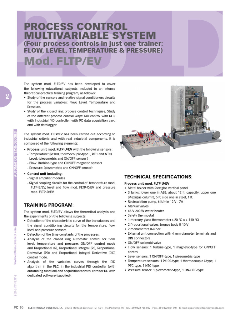 FLTP-EV 过程控制多变量系统 | PDF