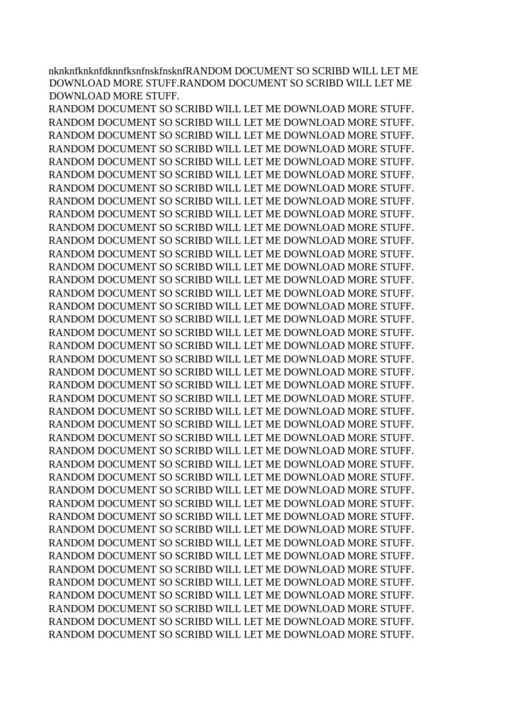 Random Document 3 | PDF