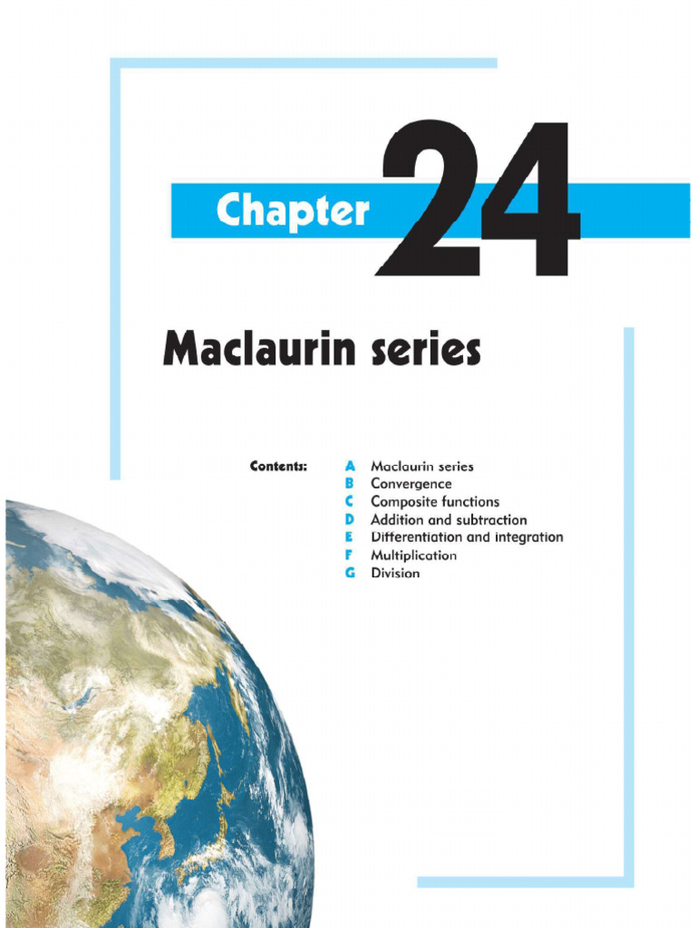 Maclaurin Series | PDF
