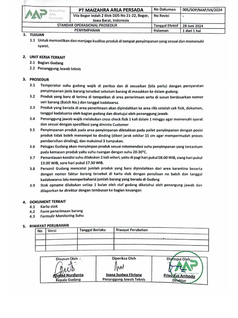 Sop 05 | PDF