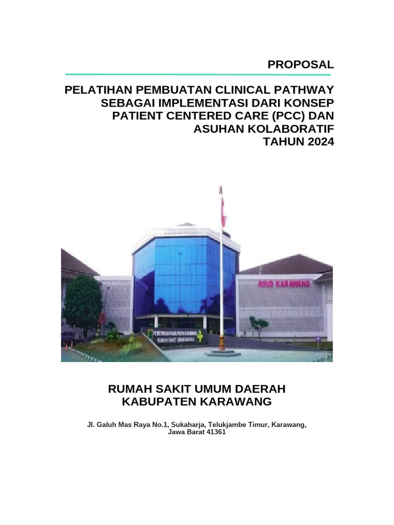 PROPOSAL Pelatihan CV | PDF