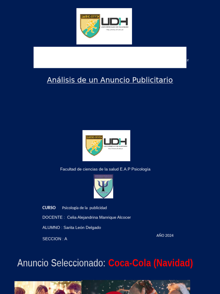 Análisis de Un Anuncio Publicitario (1) PUBLICIDAD | PDF