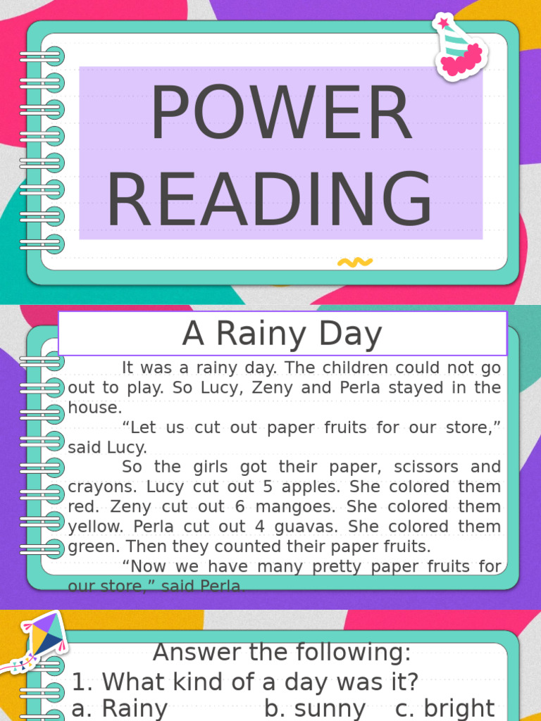 Power Reading Exercise | PDF