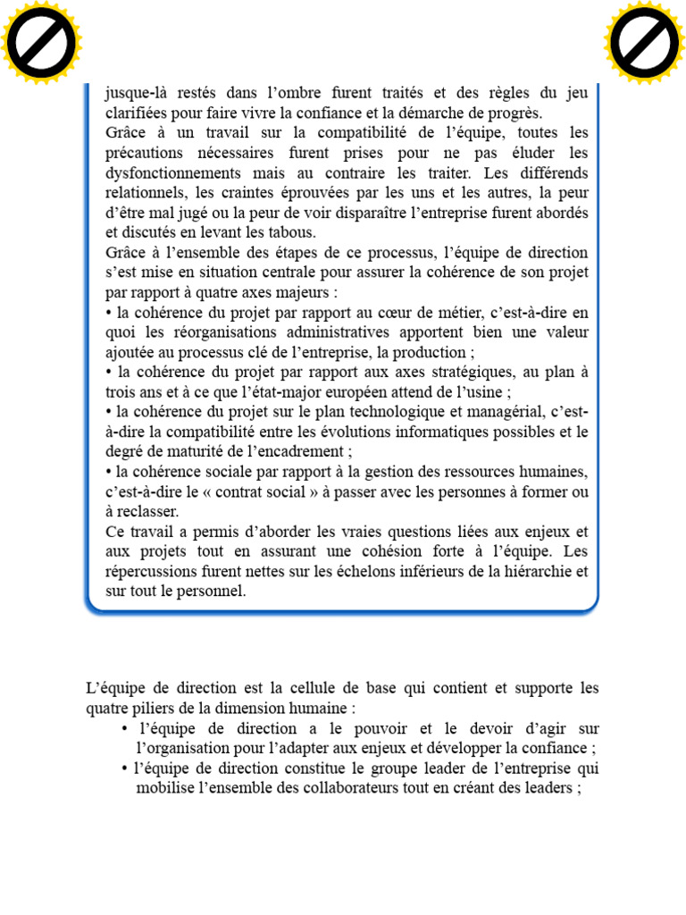Leadership Et Confiance Jouer Collectif Parler Vrai Être Humain - 65 | PDF