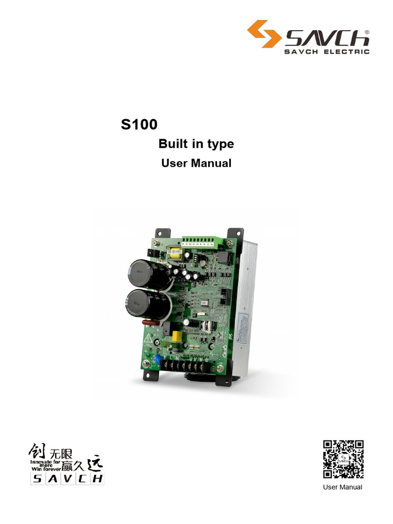 S100 Built-In Type User Manual V2.3 | PDF