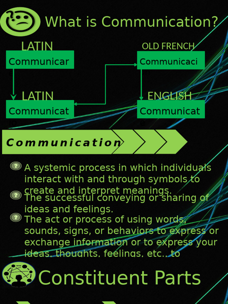 Definition of Communication | PDF
