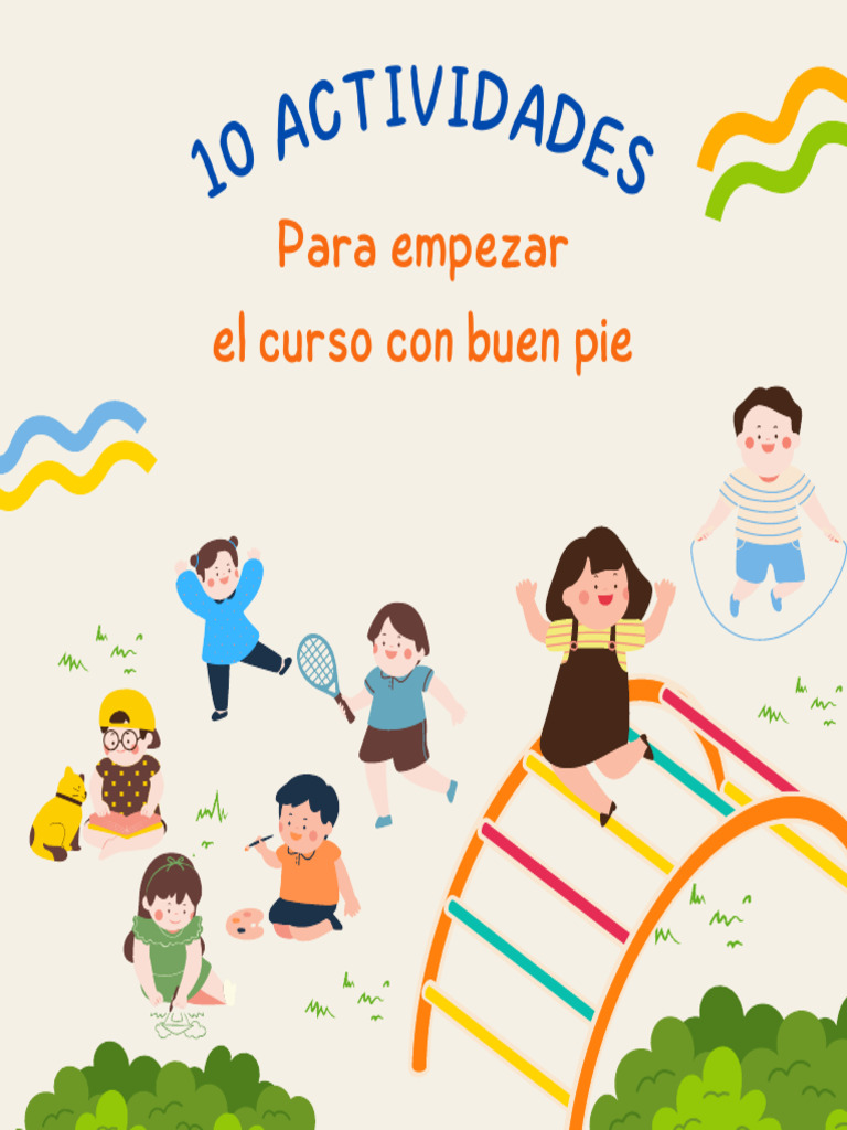 Actividades para Inicio de Curso | PDF