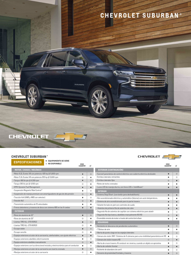 Brochure Chevrolet Suburban | PDF