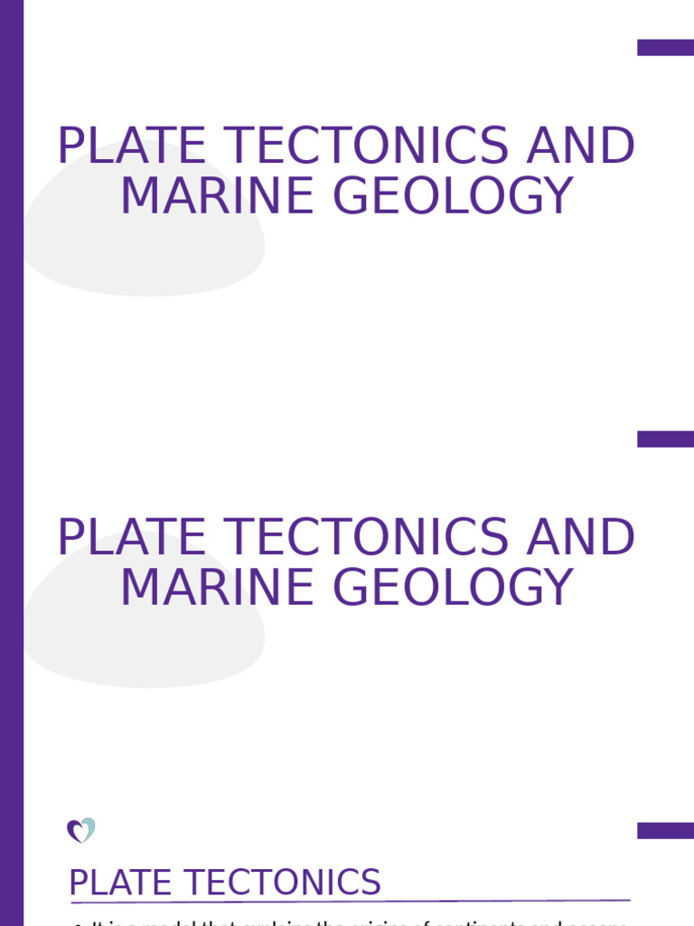 3 - Plate Tectonics and Marine Geology | PDF