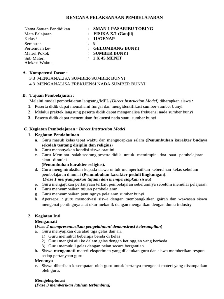 RPP - Jangka Sorong - 10 Menit-Cpp 2022 Rev-1 | PDF