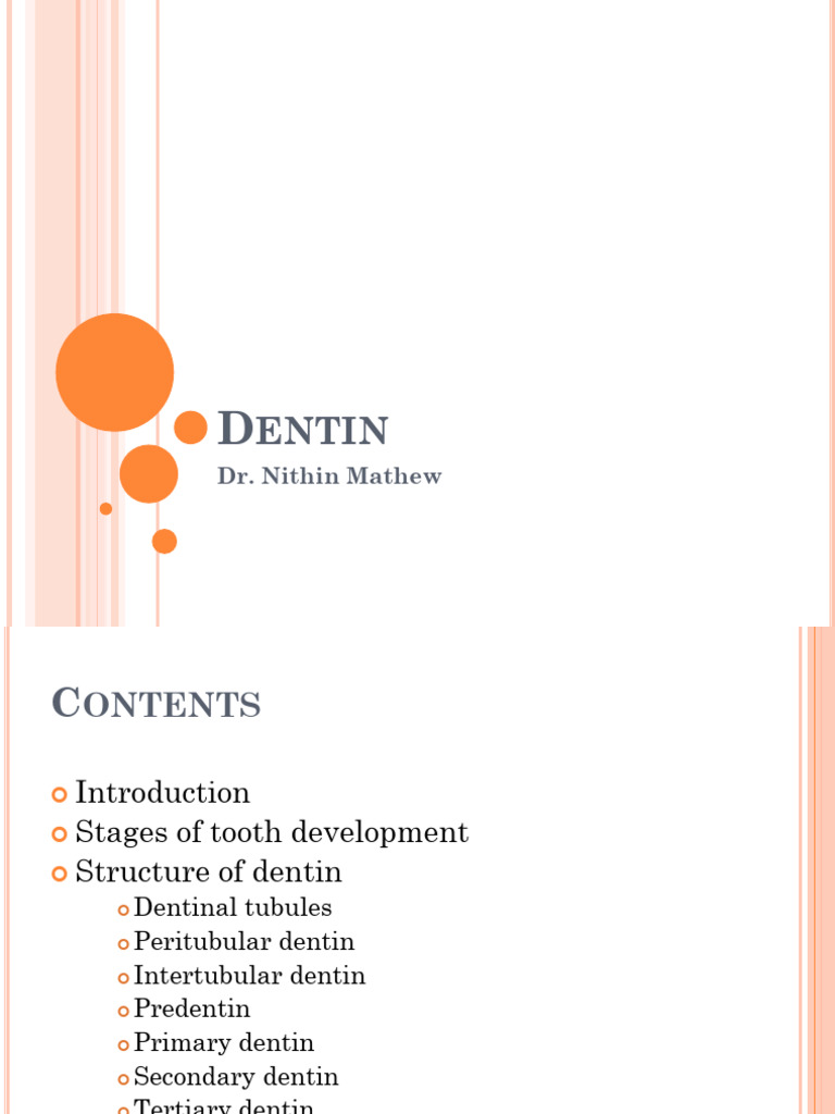 Dentin-1 Nithin Mathew | PDF