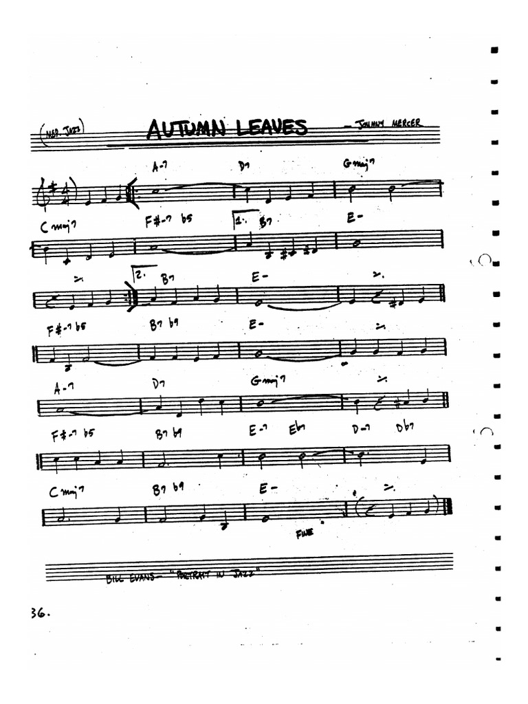 01-Autunm Leaves | PDF