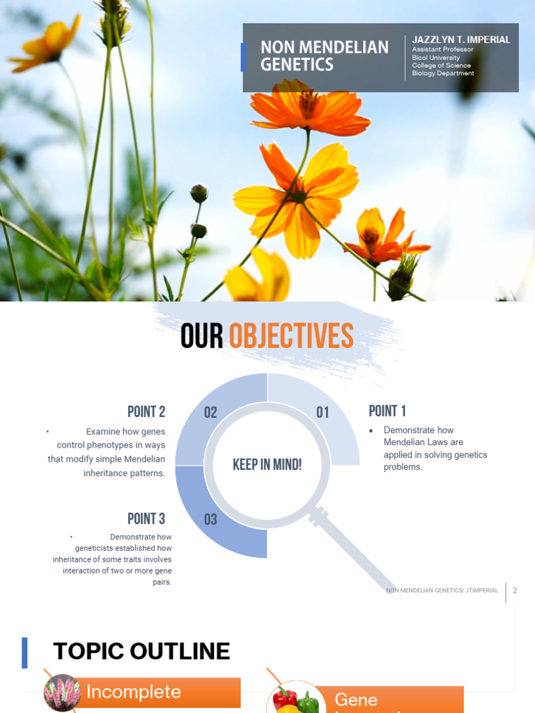 Non Mendelian Genetics | PDF