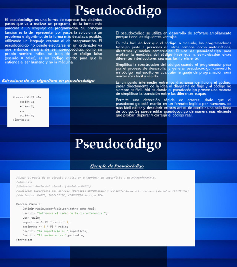 Ventajas del Pseudocódigo | PDF | Programación de computadoras | Lenguaje de programación