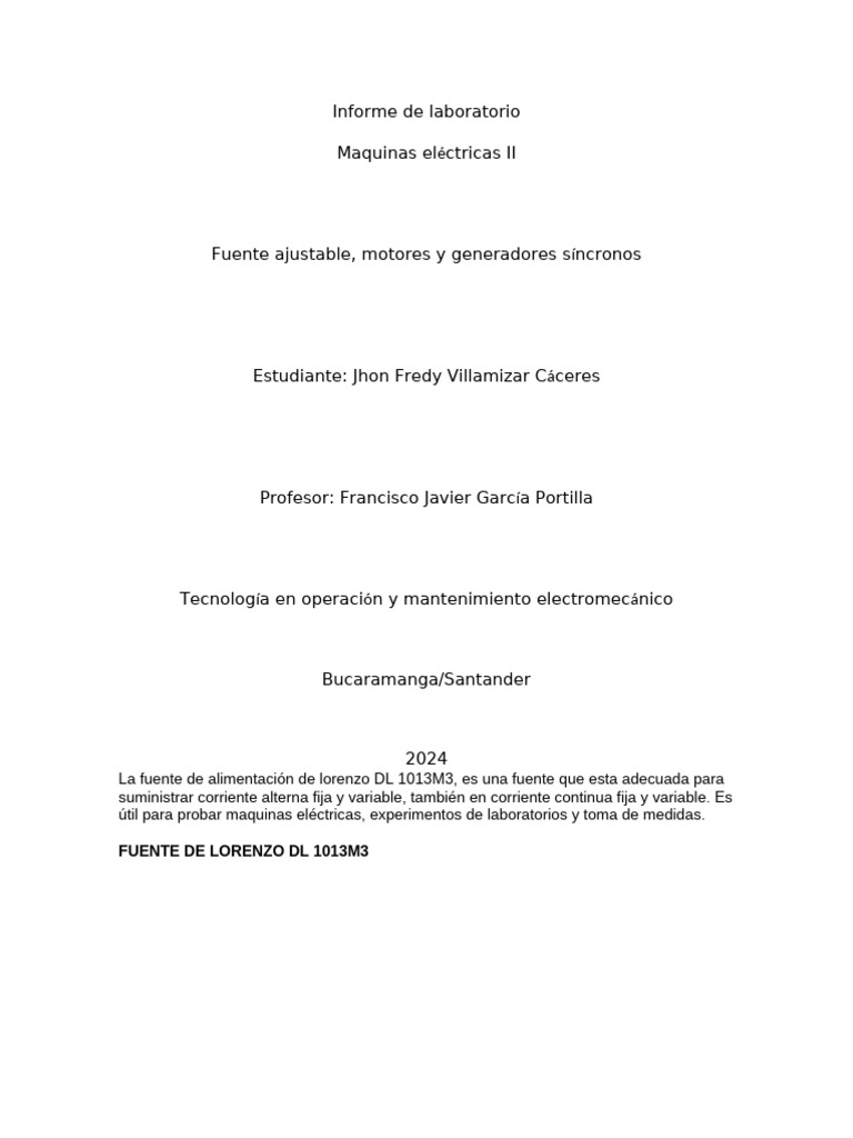 Informe Lab Maquinas | PDF