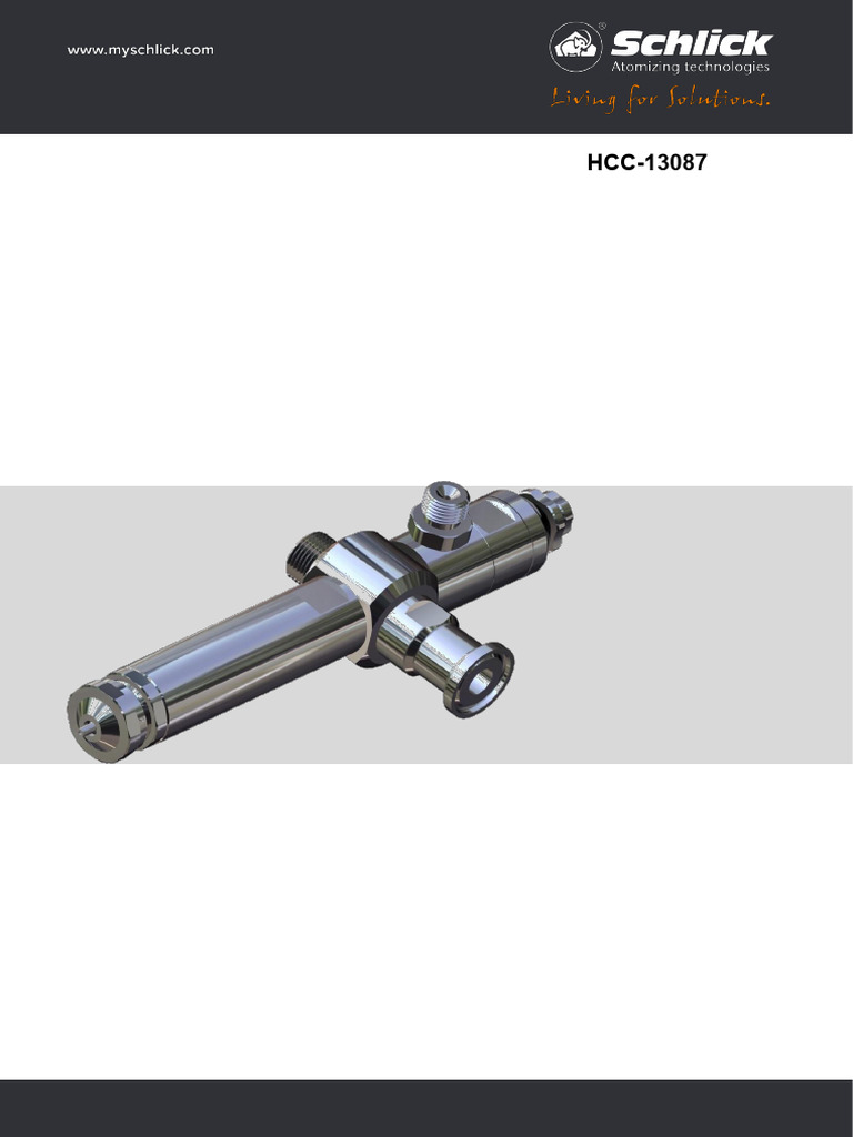 HCC-13087 Schlick Nozzle MDL 940 | PDF | Gases | Mechanical Engineering