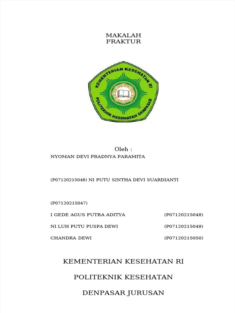 PDF Makalah Fraktur | PDF
