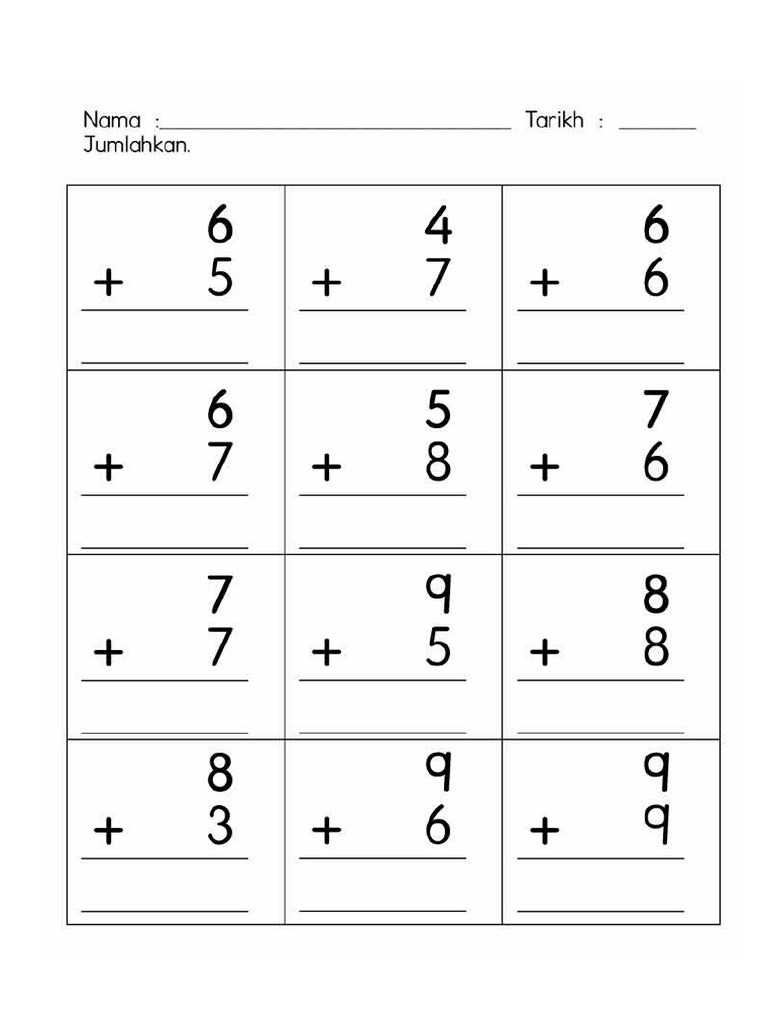 Maths Worksheet | PDF