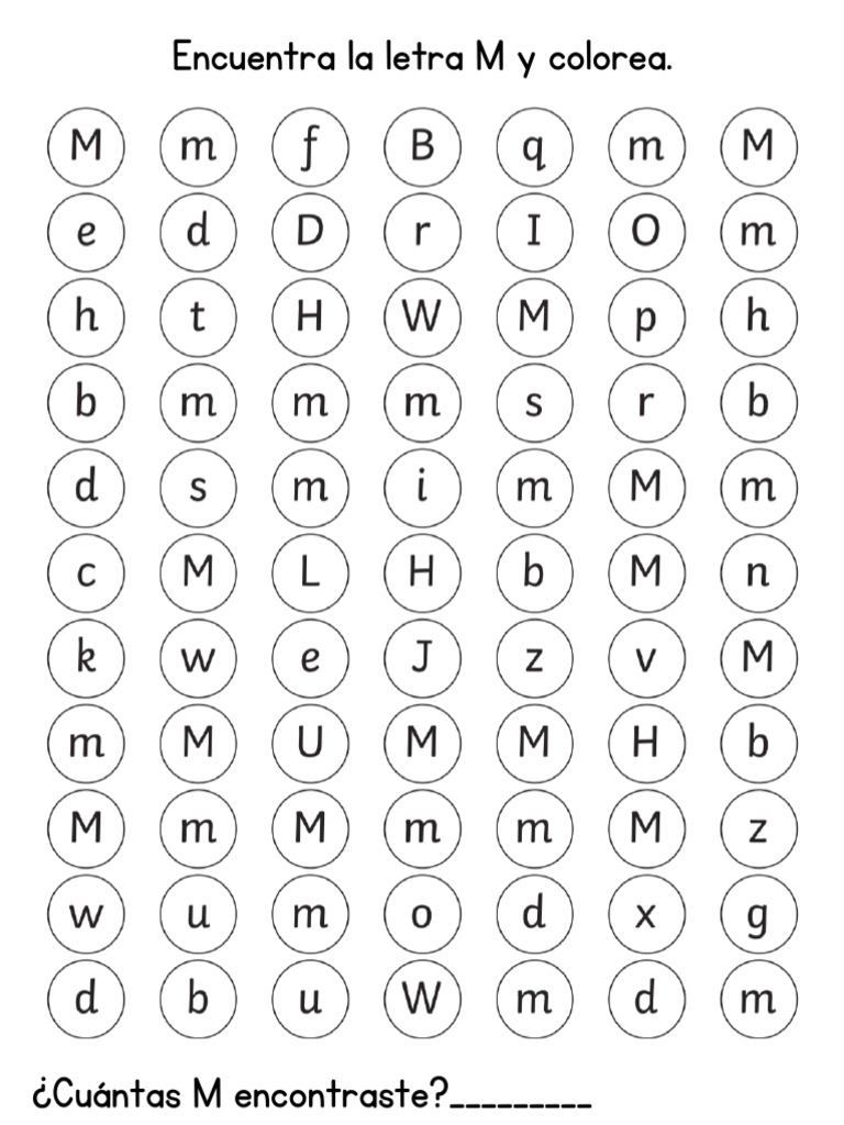 Encuentra la letra M y colorea._20240315_053348_0000 | PDF