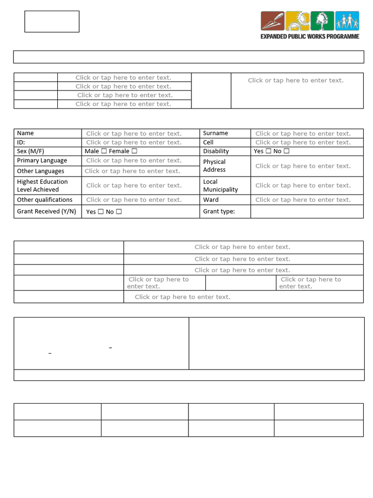 09.2 EPWP Contract | PDF