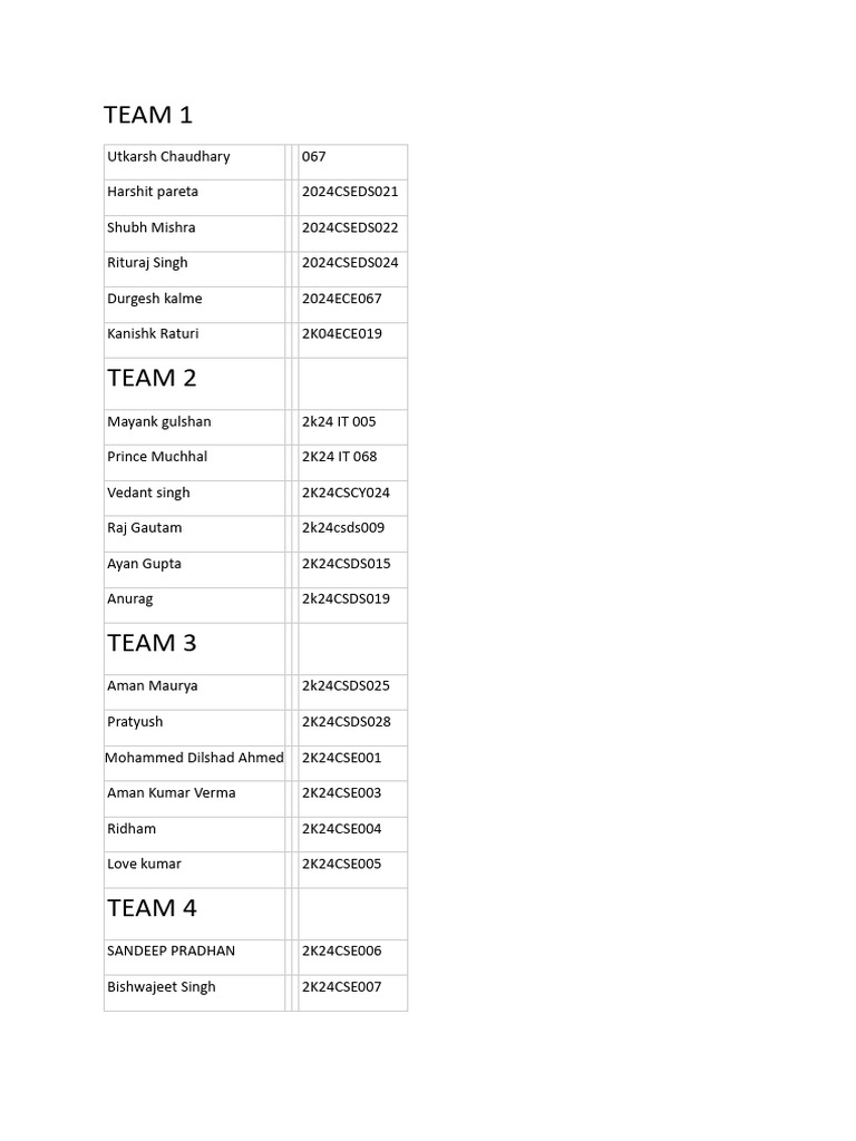 Fun Event Teams 2 | PDF