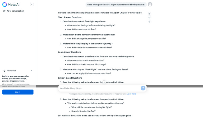 Meta AI Eng CH 1 Ques | PDF