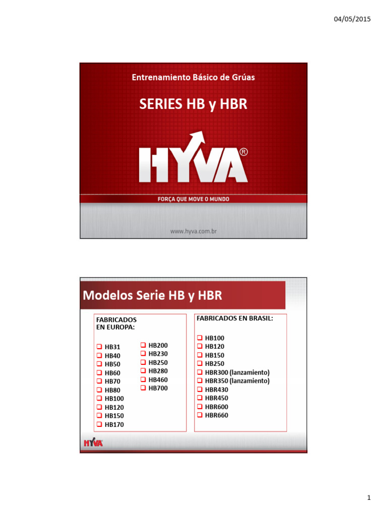 5. Linha HB-HBR | PDF