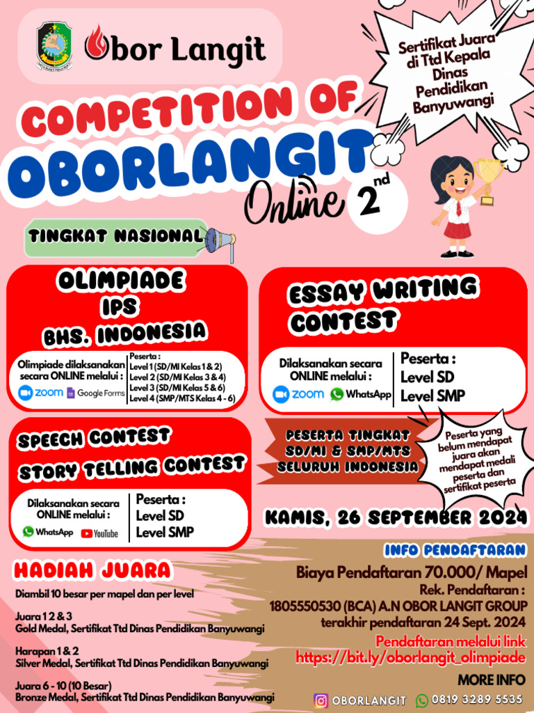 Flayer Lomba Online 2 | PDF