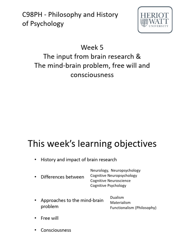 Week5 Lecture5 C98PH 2024-25 | PDF