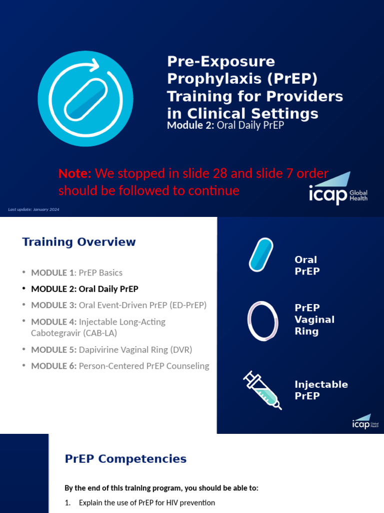 PrEP Training for Clinicians | PDF | Clinical Medicine | Science ...